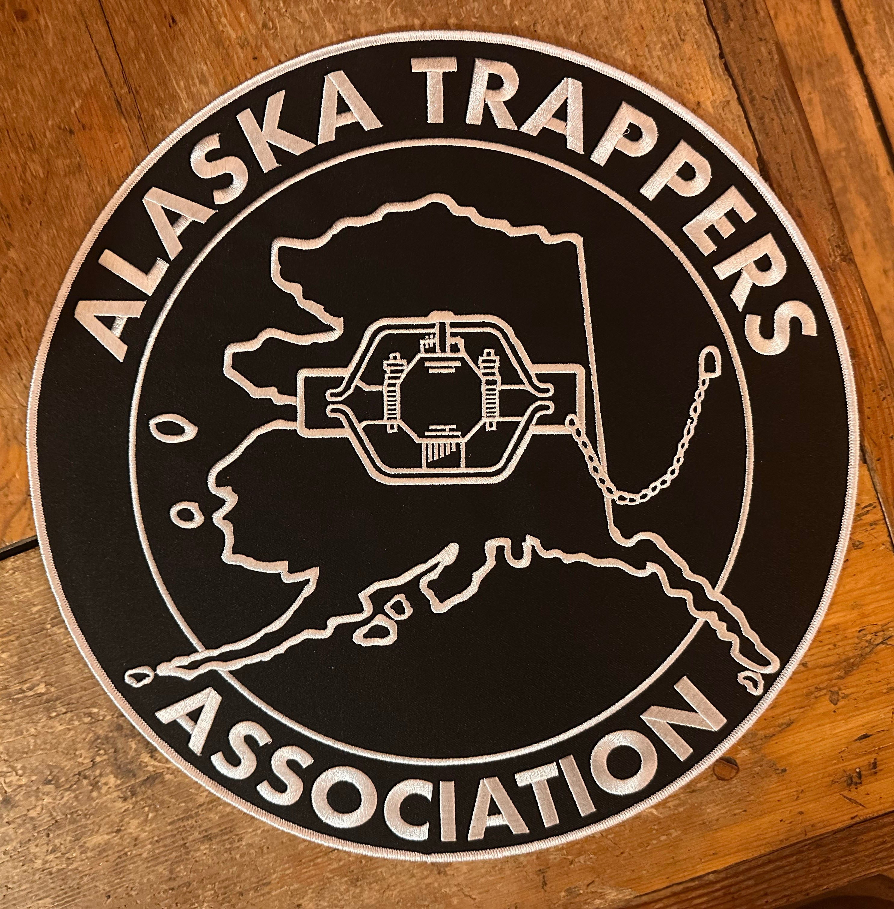 ATA Back Patch, 13" | Alaska Trappers Association